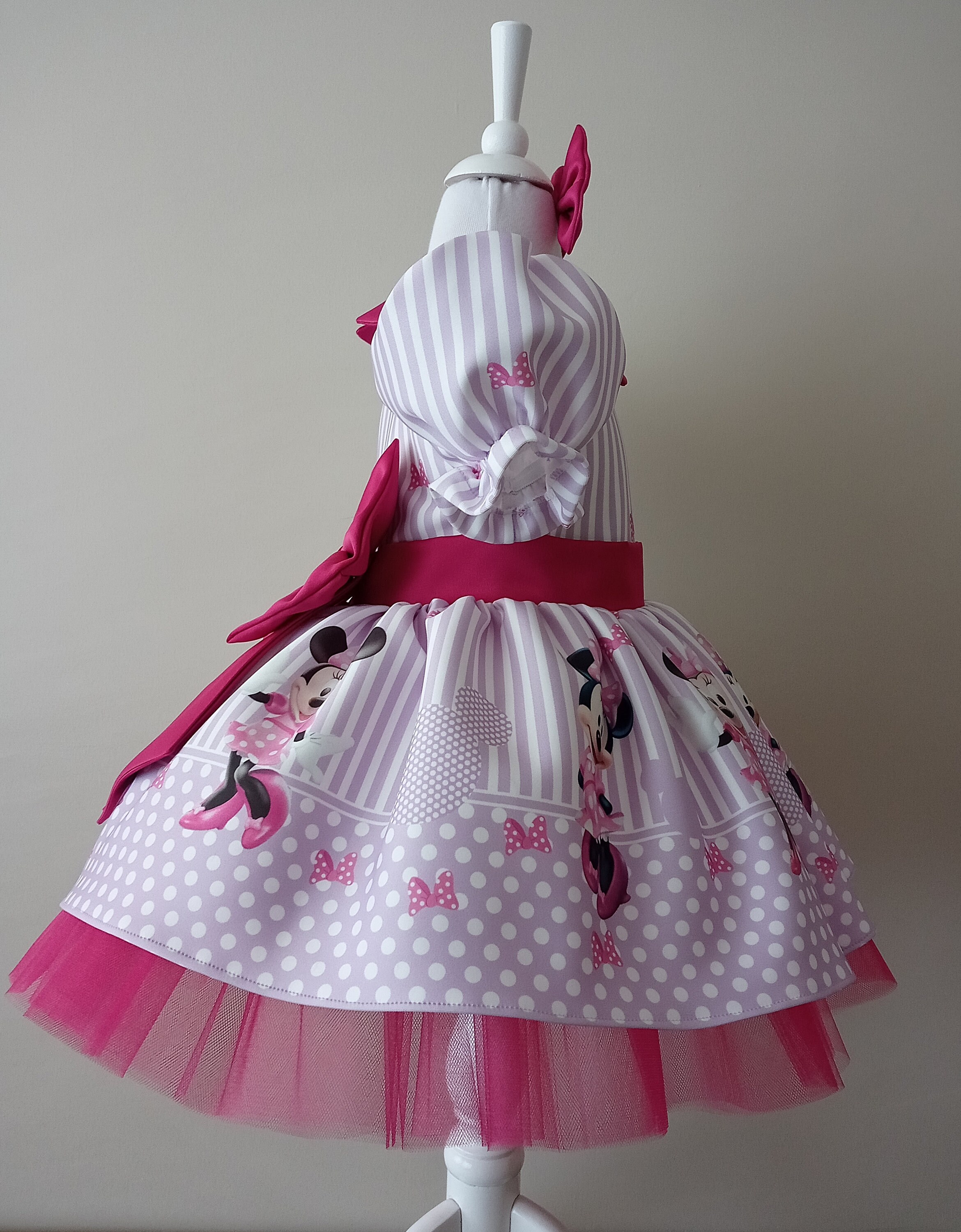 Minnie Mouse Detailed Birthday Dress - Etsy