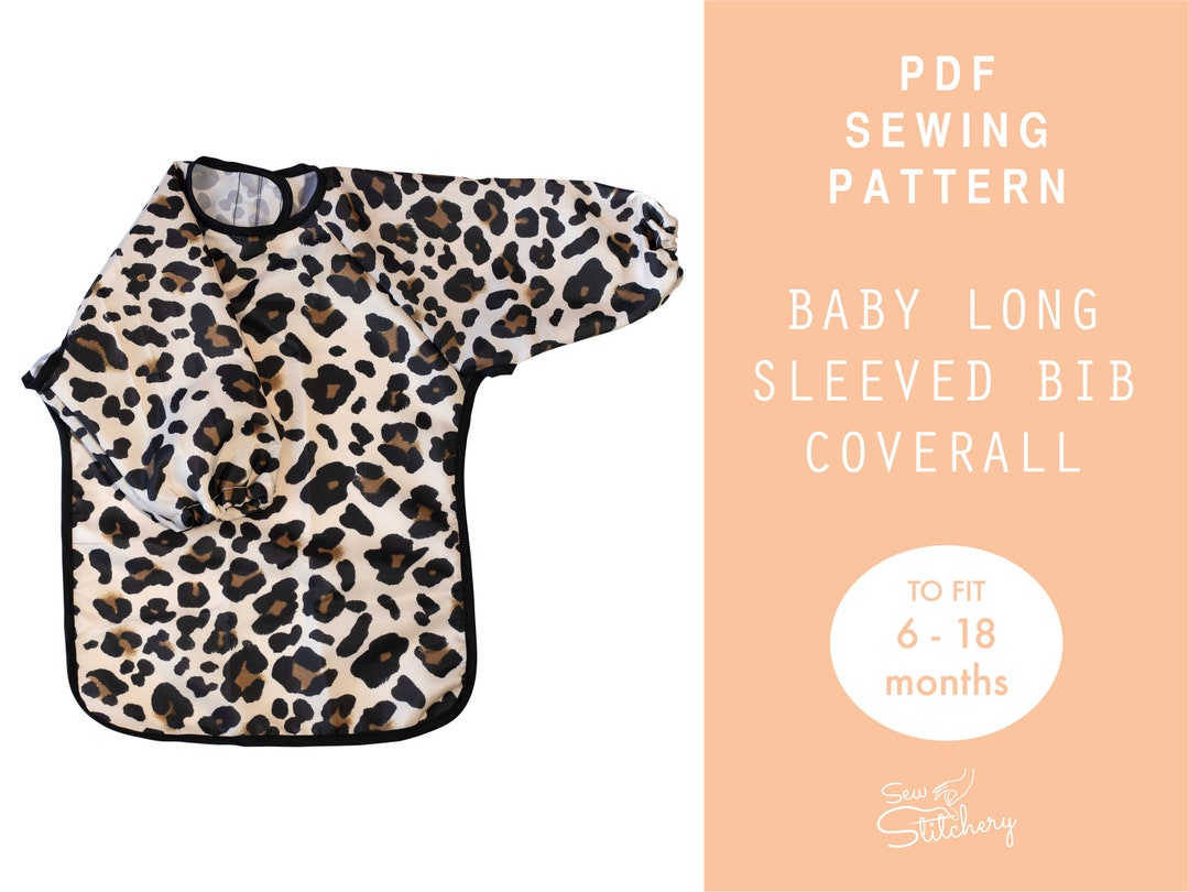 Baby Bib Coverall Sewing Pattern (PDF Download) - Etsy