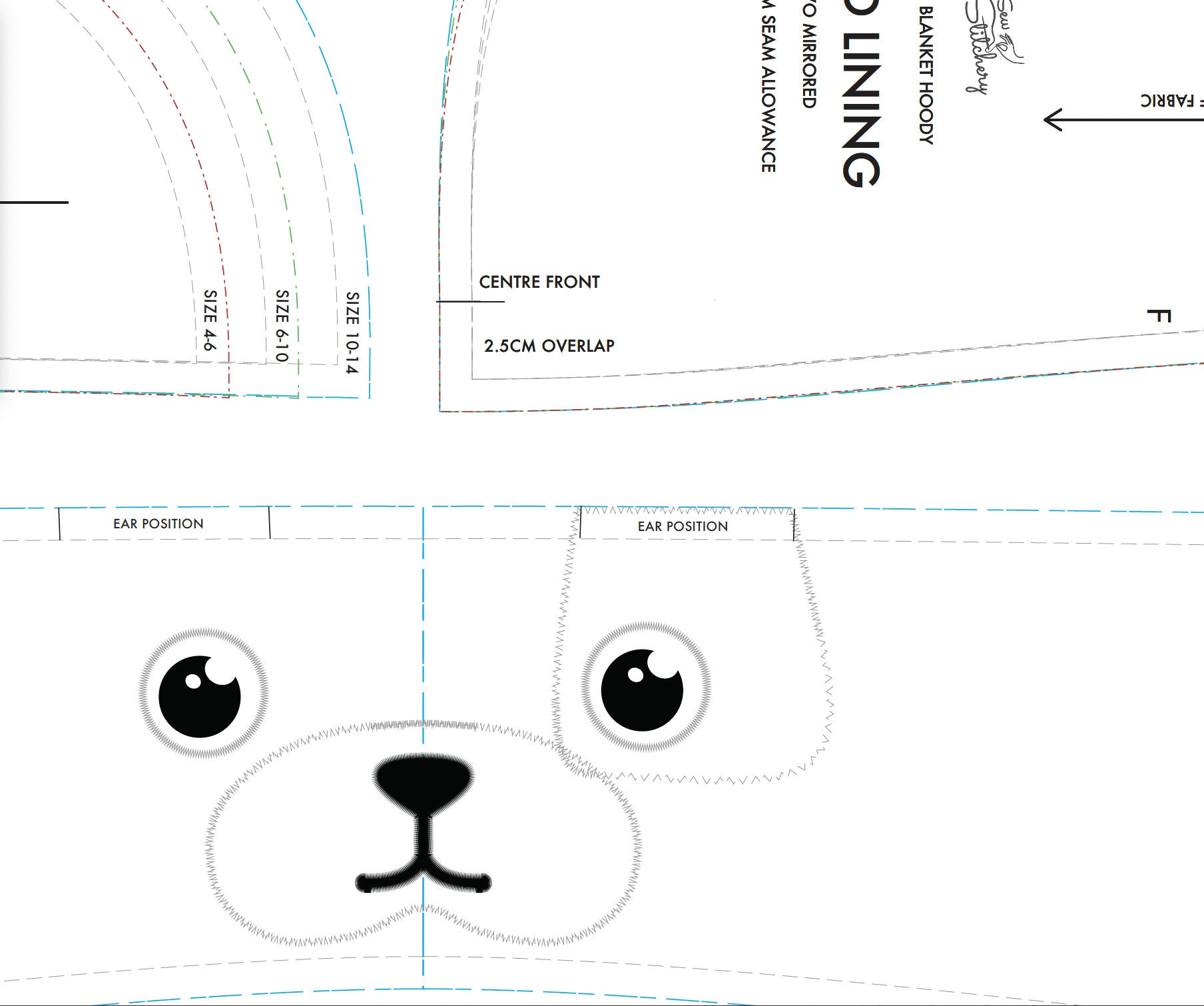 Kids Character Hoody Sewing Pattern: Dog, Horse, Bear Snuddies (PDF ...
