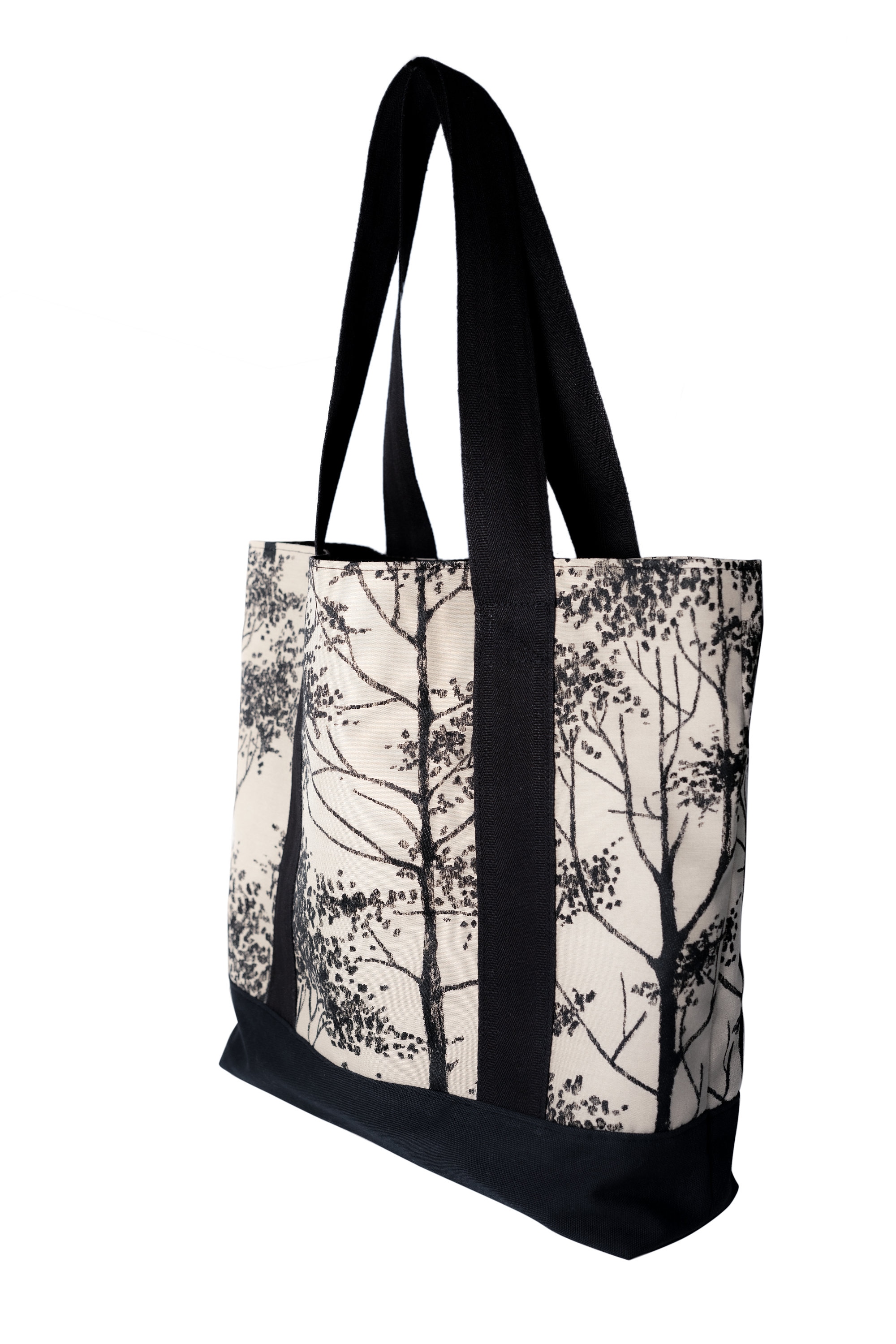 Tote Bag Contrast Panel Sewing Pattern Shopper Bag Instant Download ...