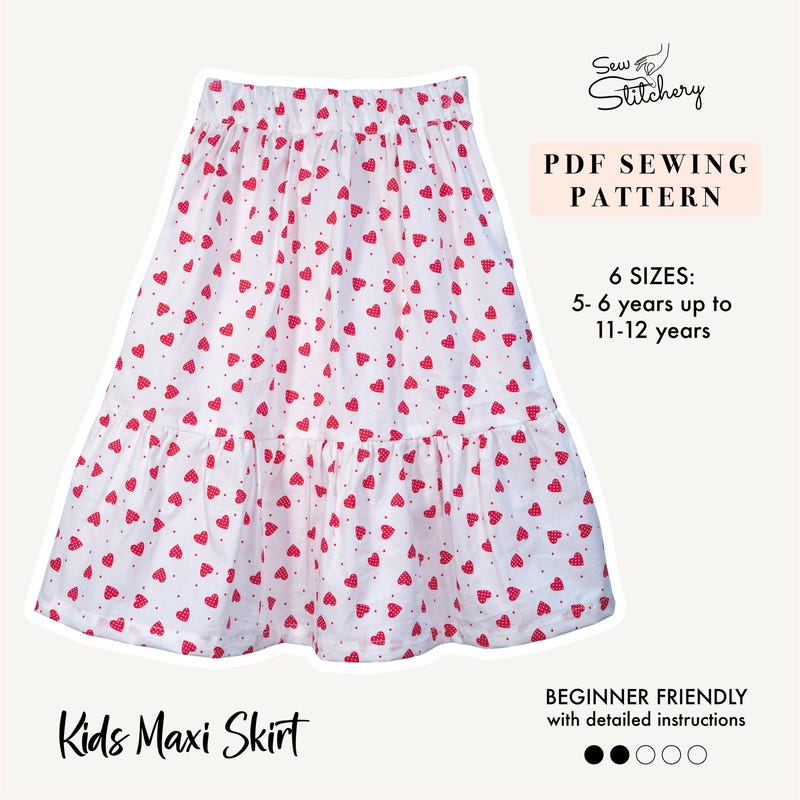 Girls Tiered Skirt - Etsy