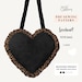 Heart Bag PDF Sewing Pattern | Love Heart Ruffle Tote Bag | Instant ...