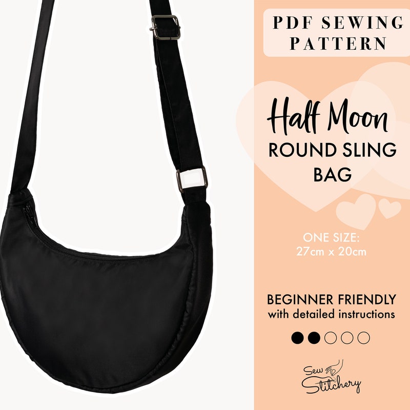 Sling Crescent Bags - Etsy UK