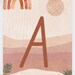 Boho Alphabet Classroom Decor - Etsy