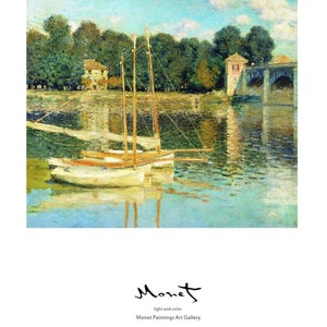 Claude Monet Prints Set of 3 - Monet Poster, Monet Exhibition Poster ...