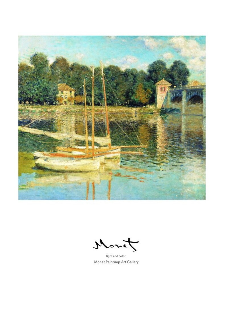 Claude Monet Prints Set of 3 - Monet Poster, Monet Exhibition Poster ...