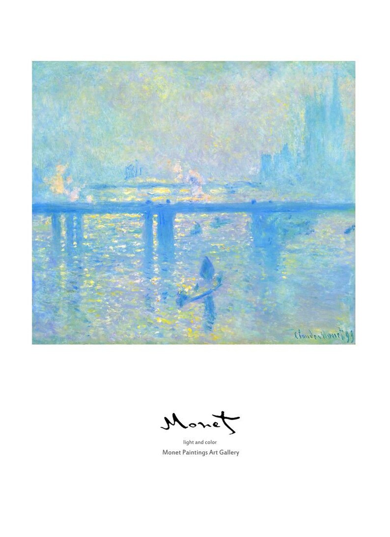 Claude Monet Prints Set of 3 - Monet Poster, Monet Exhibition Poster ...