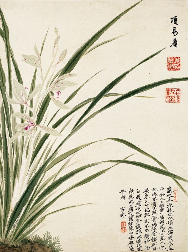 Chinese Prints Set of 3 - Chang Dai-chien, Oriental Poster Sets, Asian ...