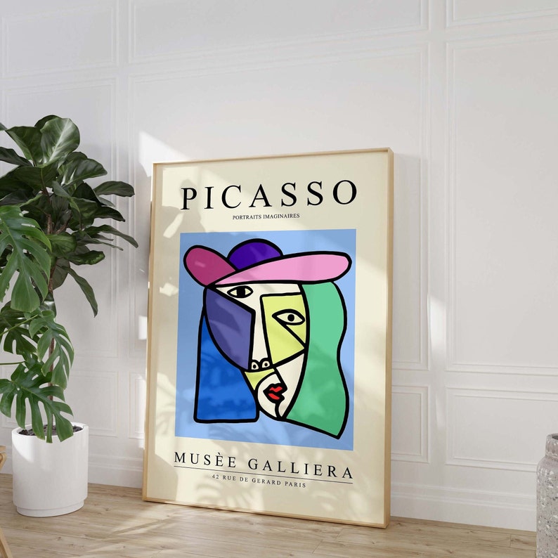 Picasso Art Print Picasso Line Art Exhibition Poster Picasso - Etsy