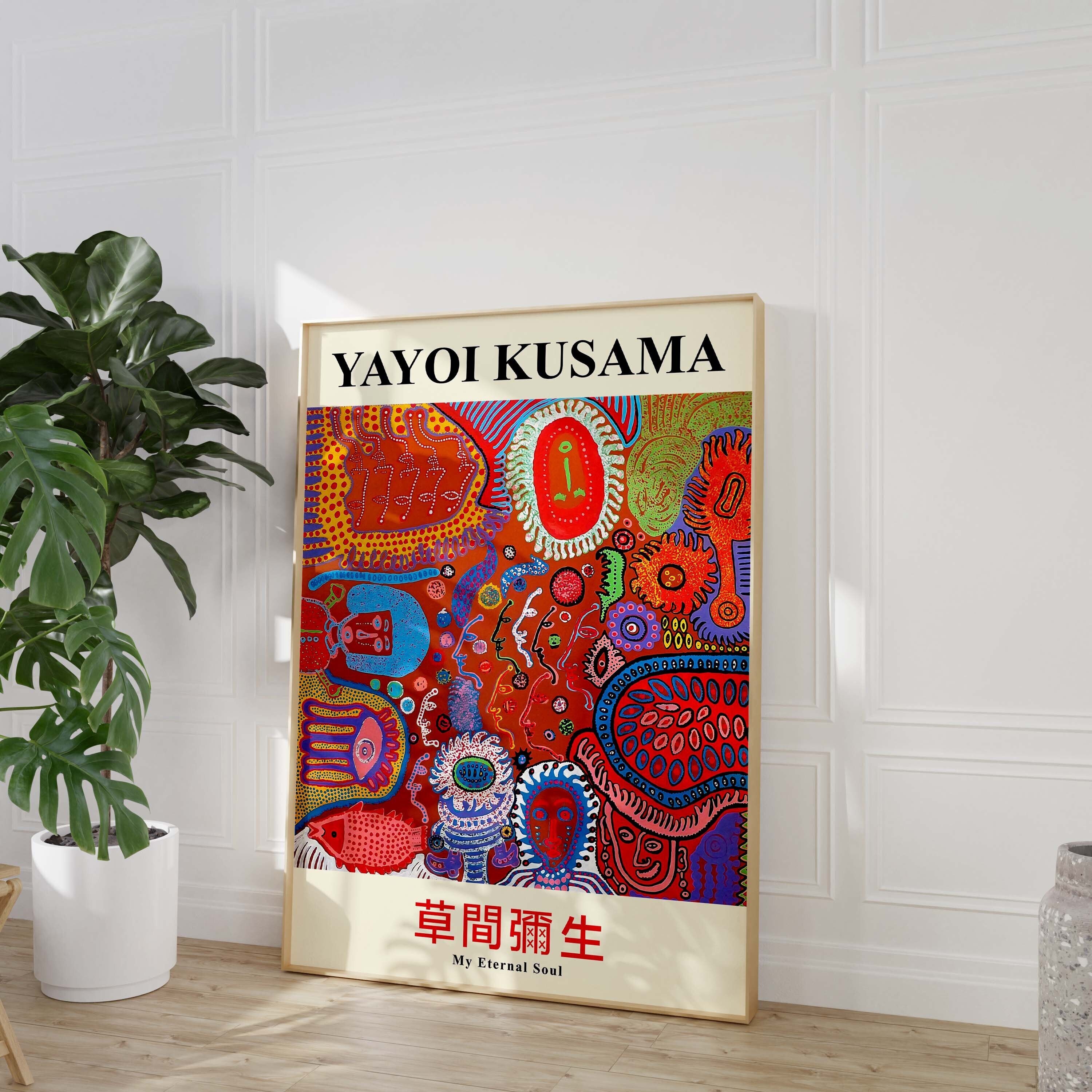 Yayoi Kusama Exhibition Poster Printable Wall Art Print Kusama Trendy ...