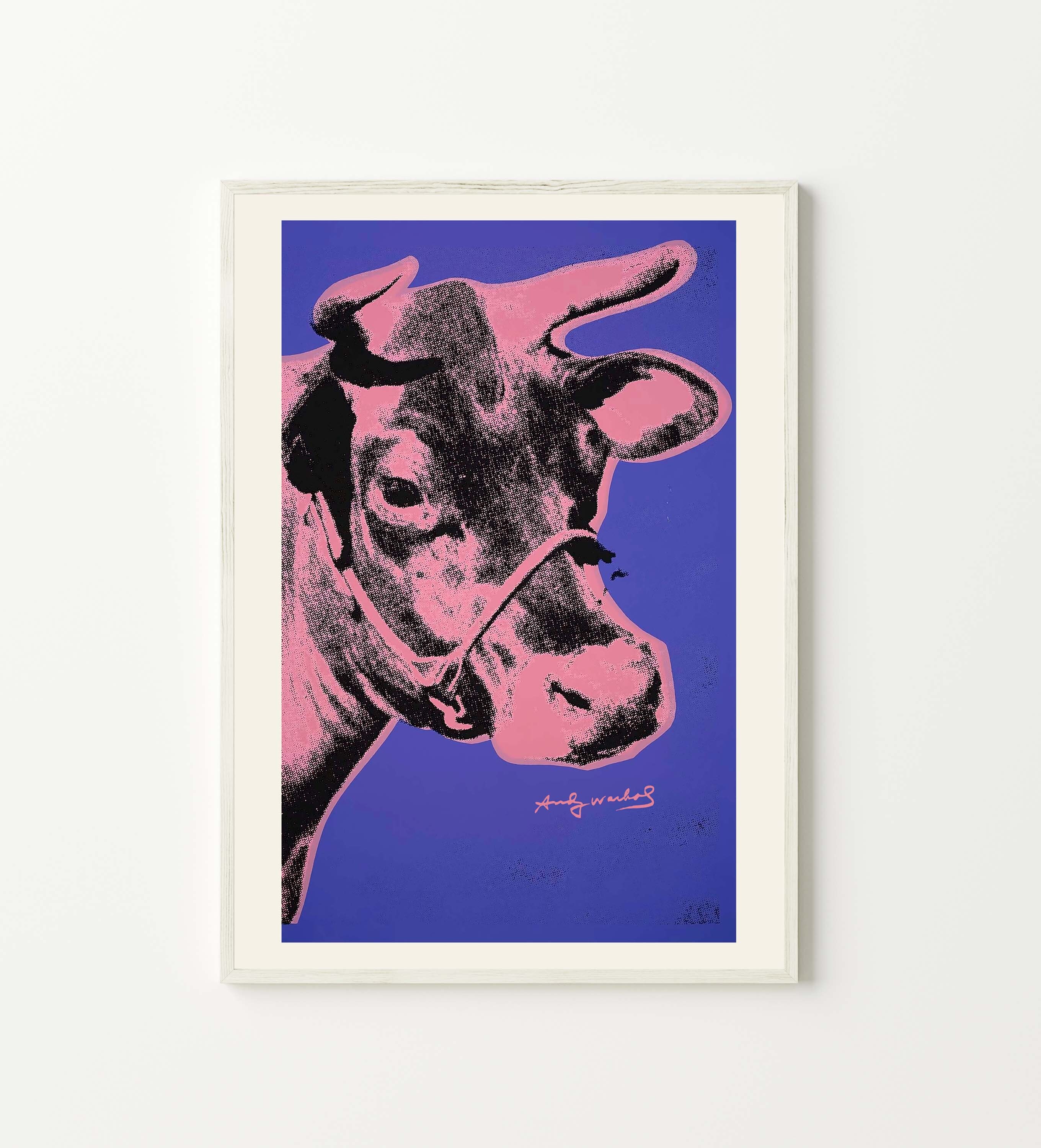 Andy Warhol Colorful Poster Cow Set of 4 Prints, Pop Art Poster ...