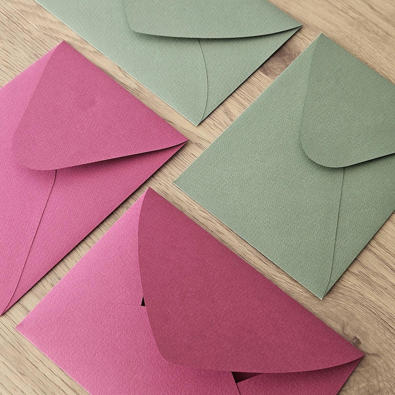 String and Button Envelopes - Etsy