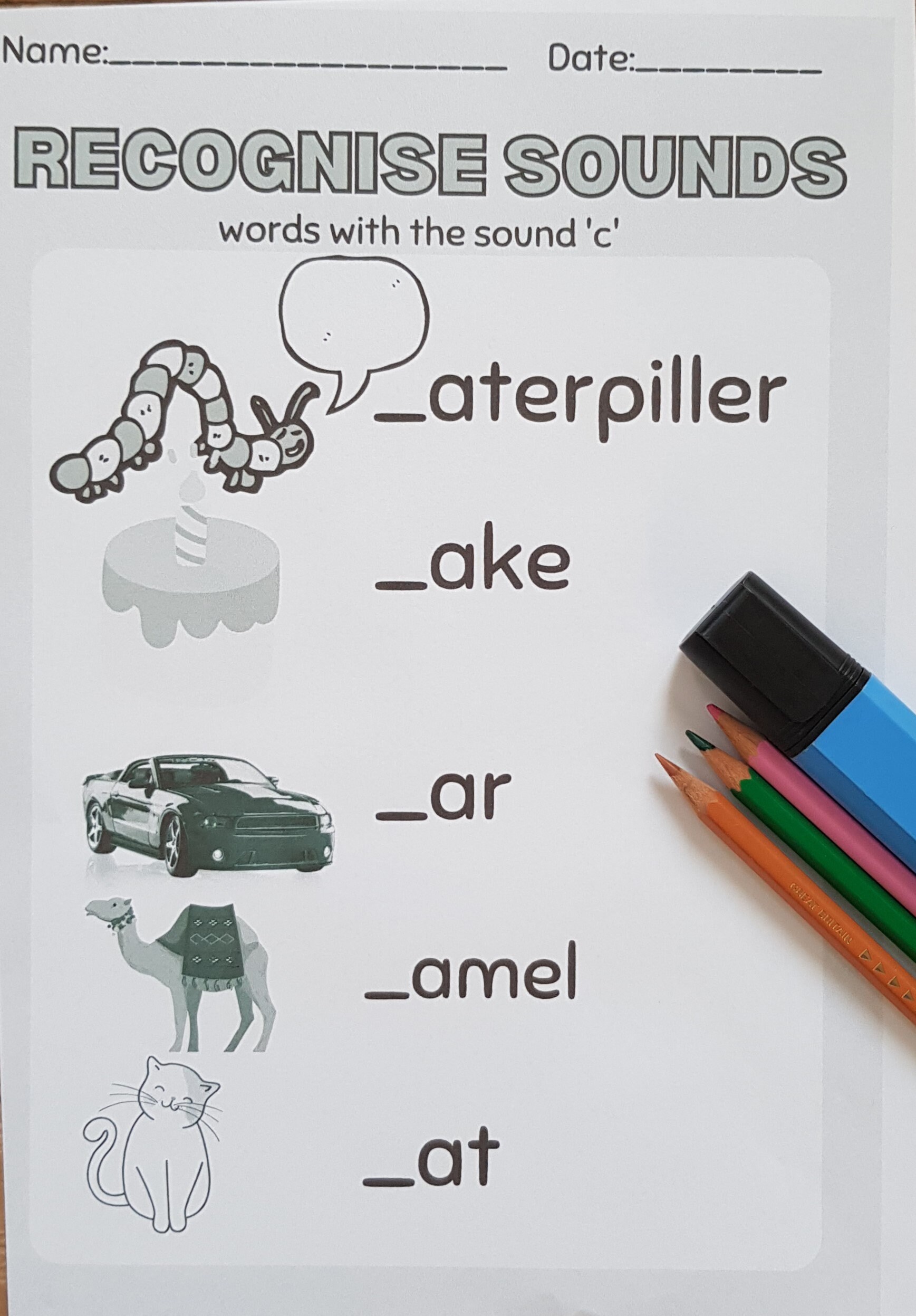 Alphabet Worksheets Fine Motor Skills Lesson Printables - Etsy