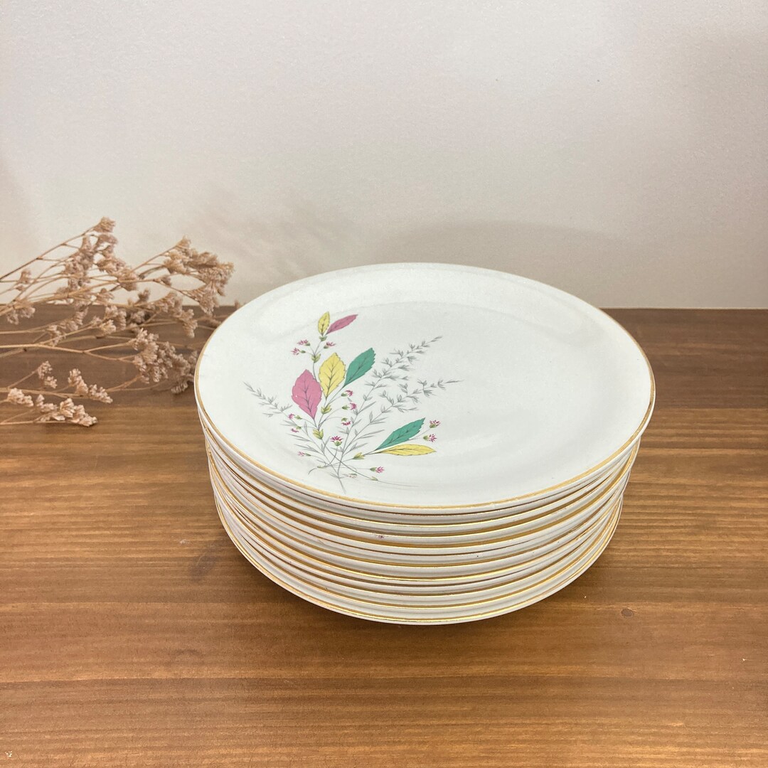 12 Sarreguemines Plates Jenny Model - Etsy