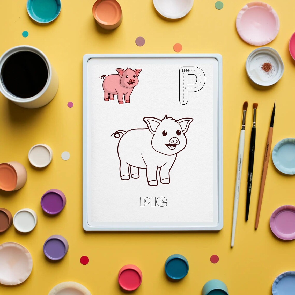 26 Alphabet Animals Coloring Pages, Preschool Coloring, Preschool ...