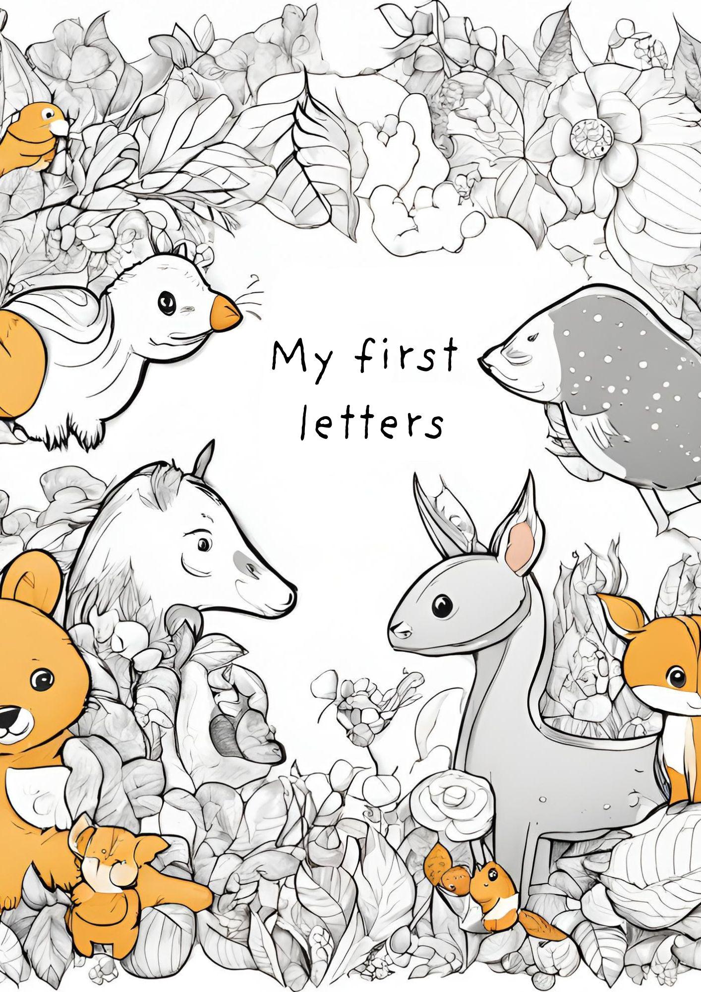26 Alphabet Animals Coloring Pages, Preschool Coloring, Preschool ...