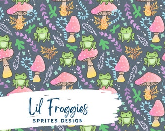 Frog Repeat Pattern - Etsy