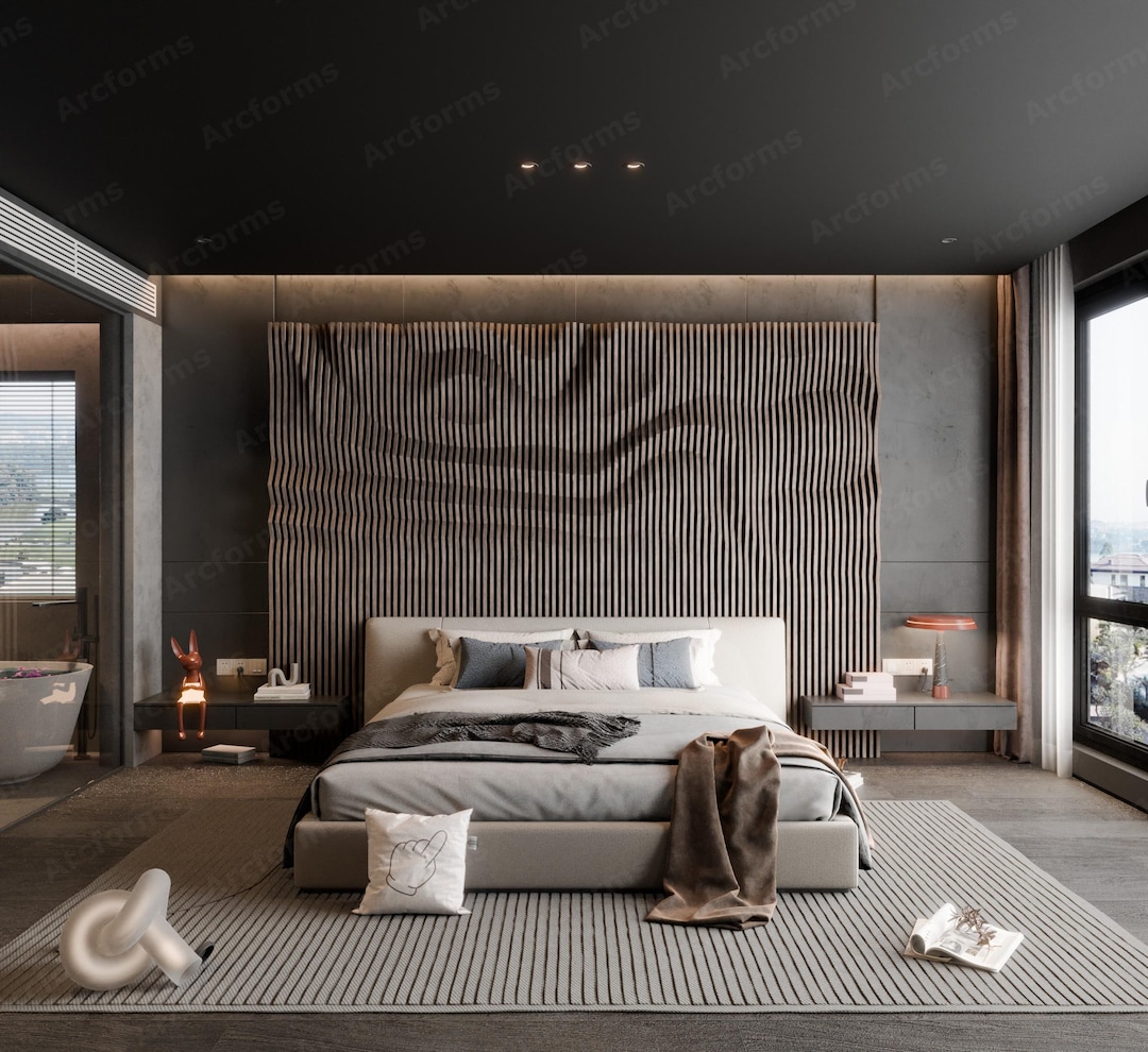 Parametric Bed Headboard Parametric CNC Files DIY Plans Woodworking ...