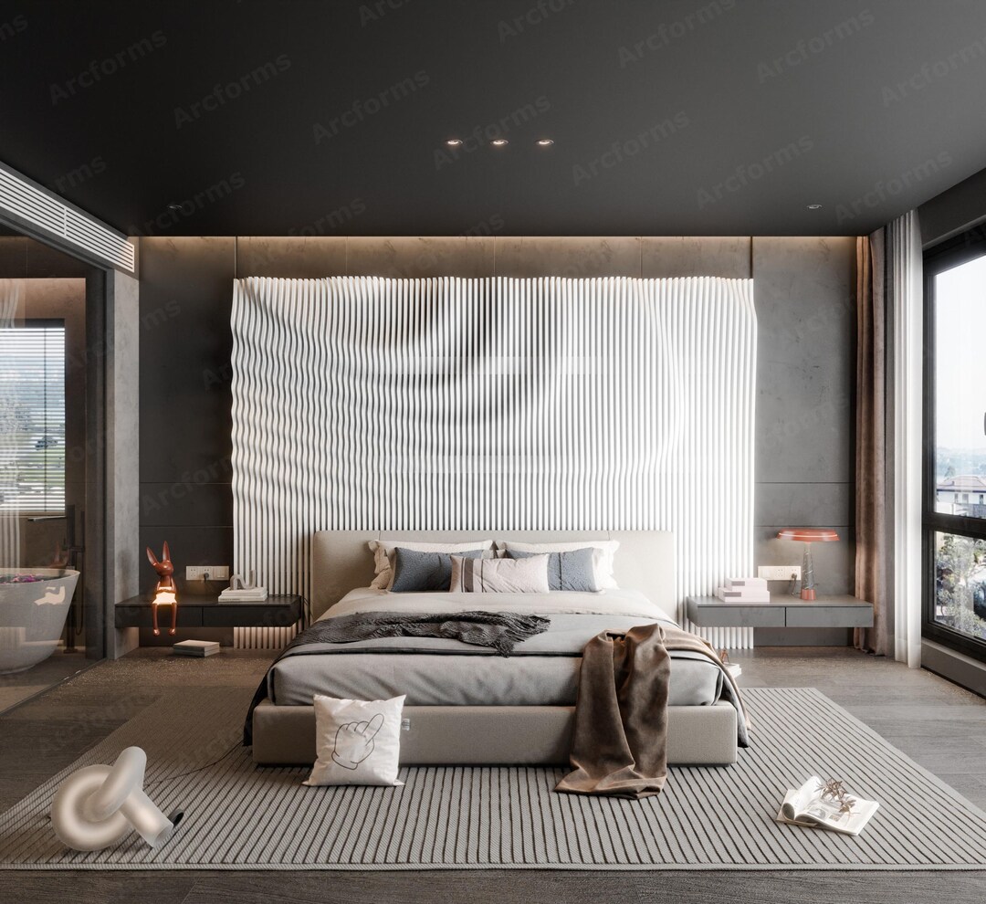 Parametric Bed Headboard Parametric CNC Files DIY Plans Woodworking ...