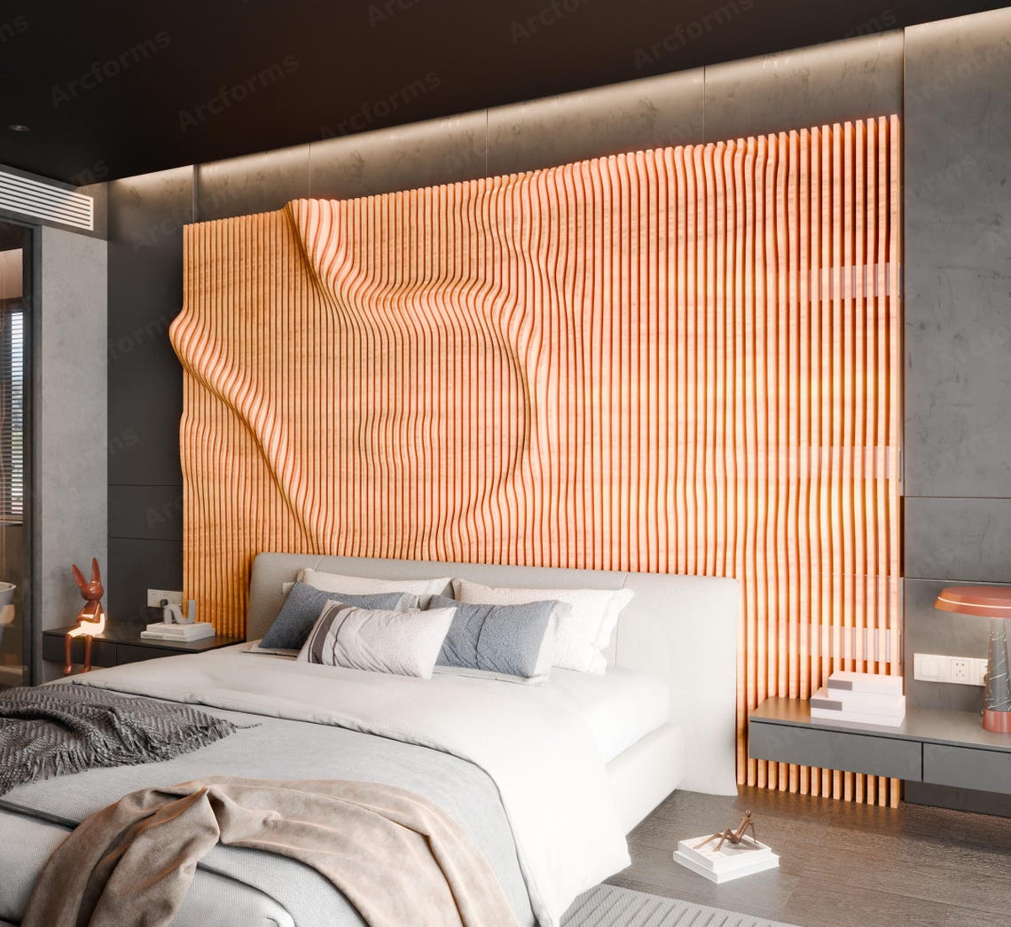 Parametric Bed Headboard Parametric CNC Files DIY Plans Woodworking ...