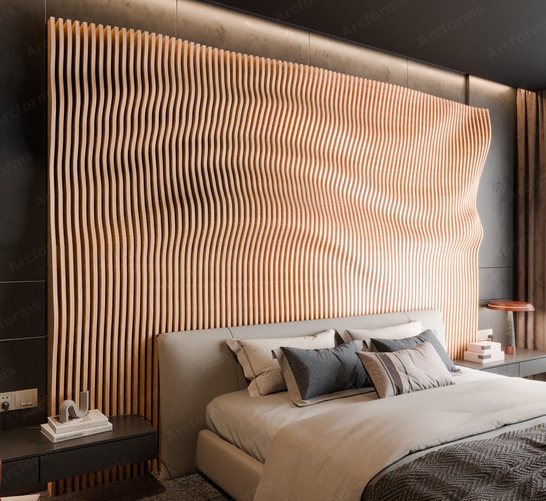 Parametric Bed Headboard Parametric CNC Files DIY Plans Woodworking ...