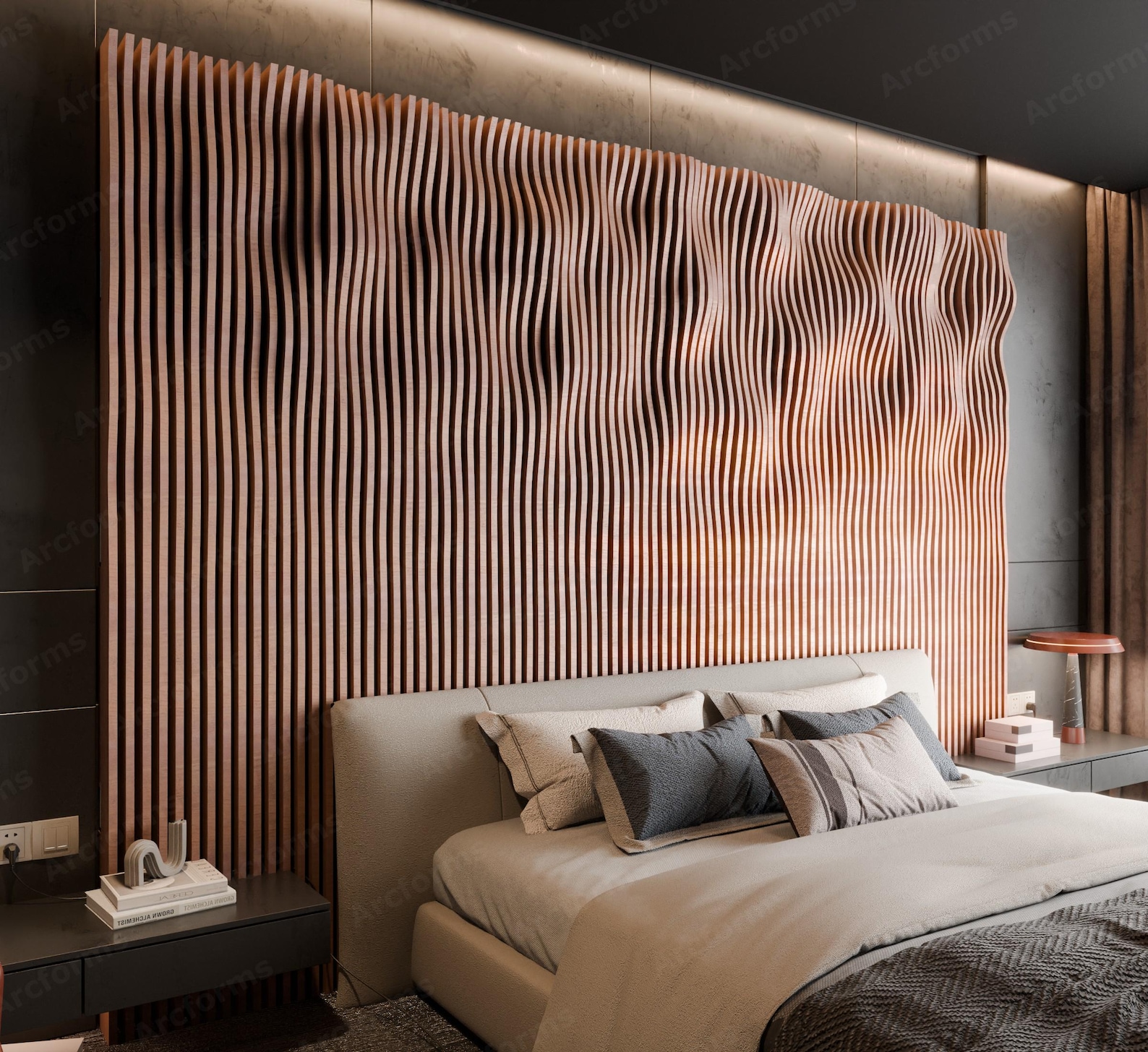 Parametric Bed Headboard Parametric CNC Files DIY Plans Woodworking ...