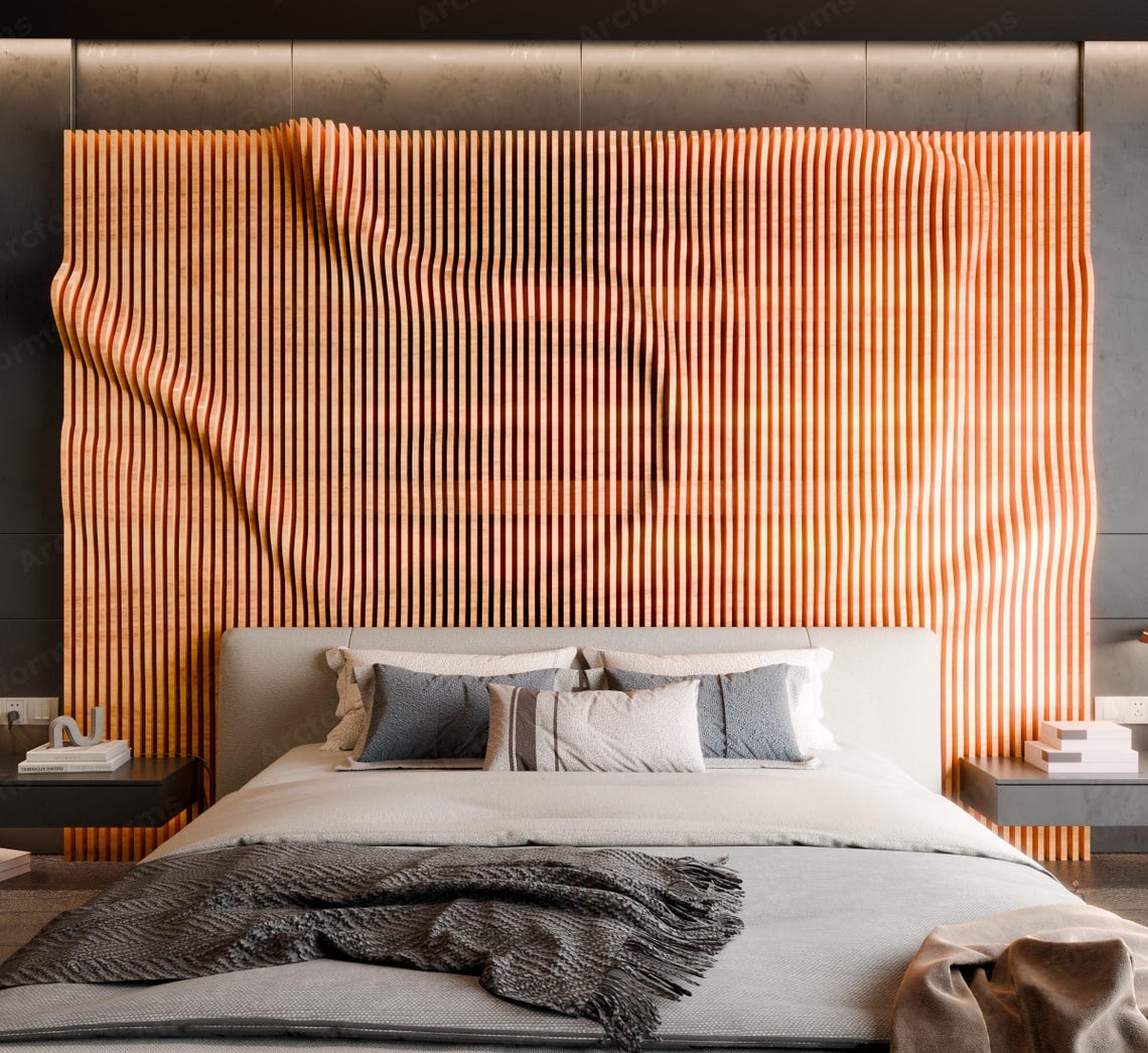 Parametric Bed Headboard Parametric CNC Files DIY Plans Woodworking ...