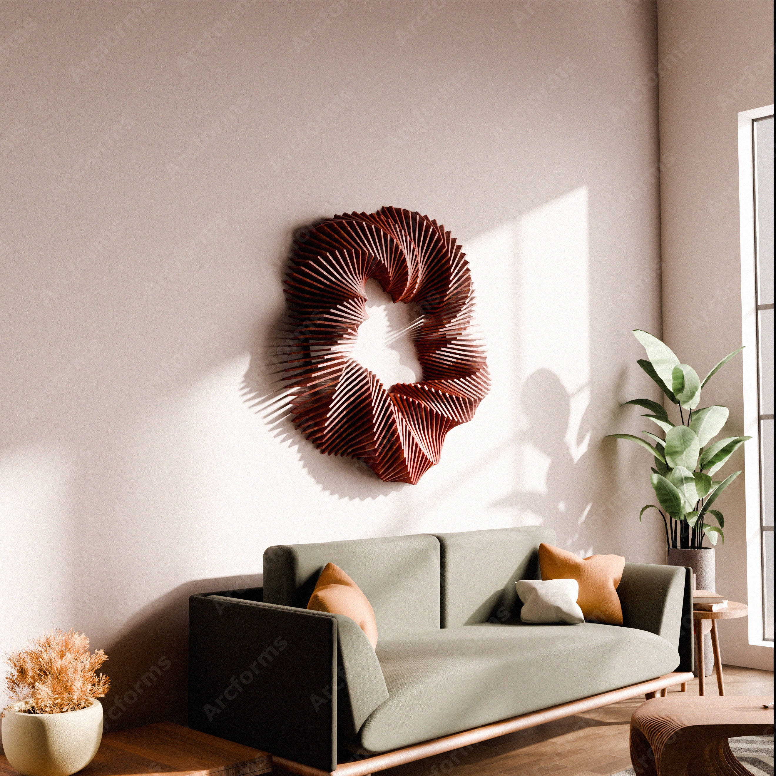 Starfish Parametric Wall Decor Cut Files CNC and Laser Art Decor Radial ...