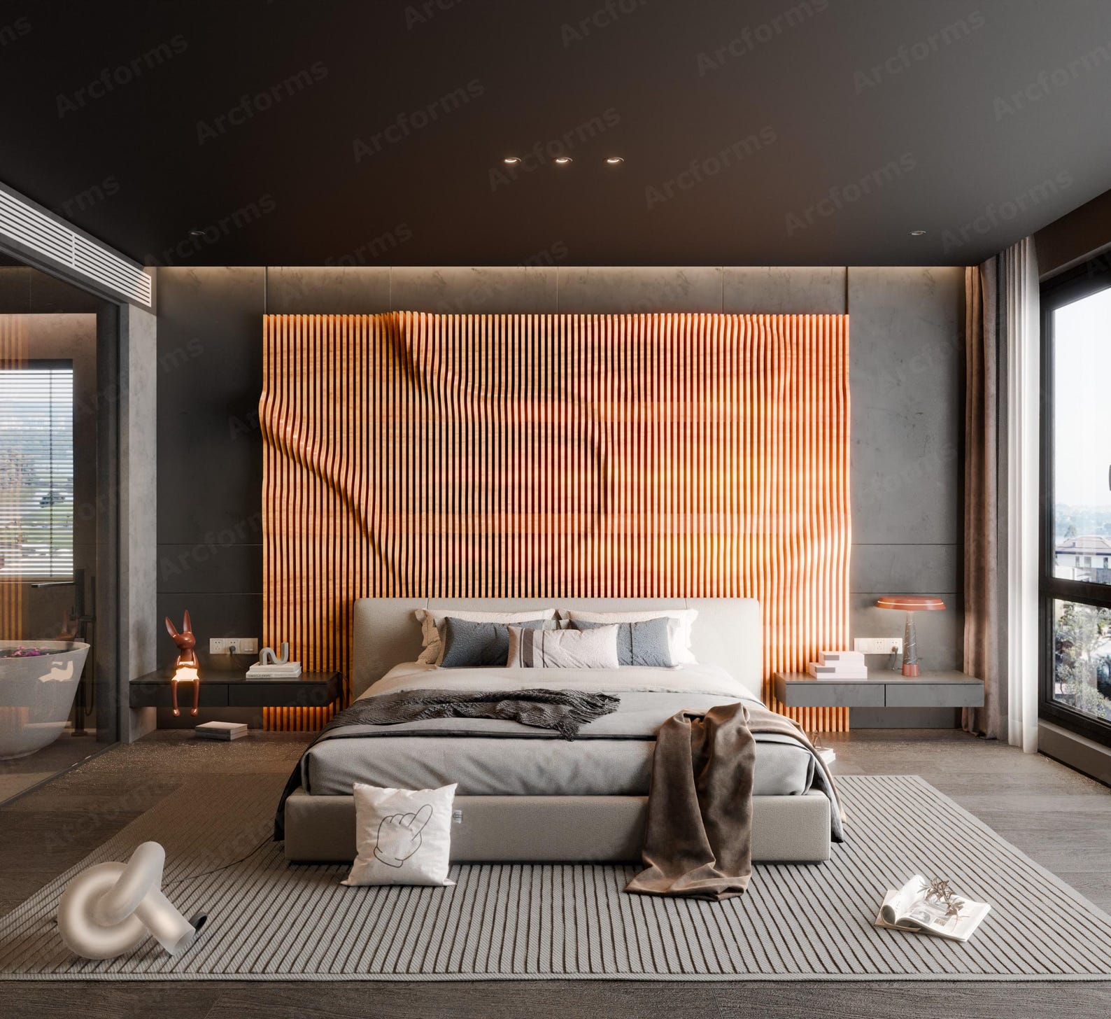 Parametric Bed Headboard Parametric CNC Files DIY Plans Woodworking ...