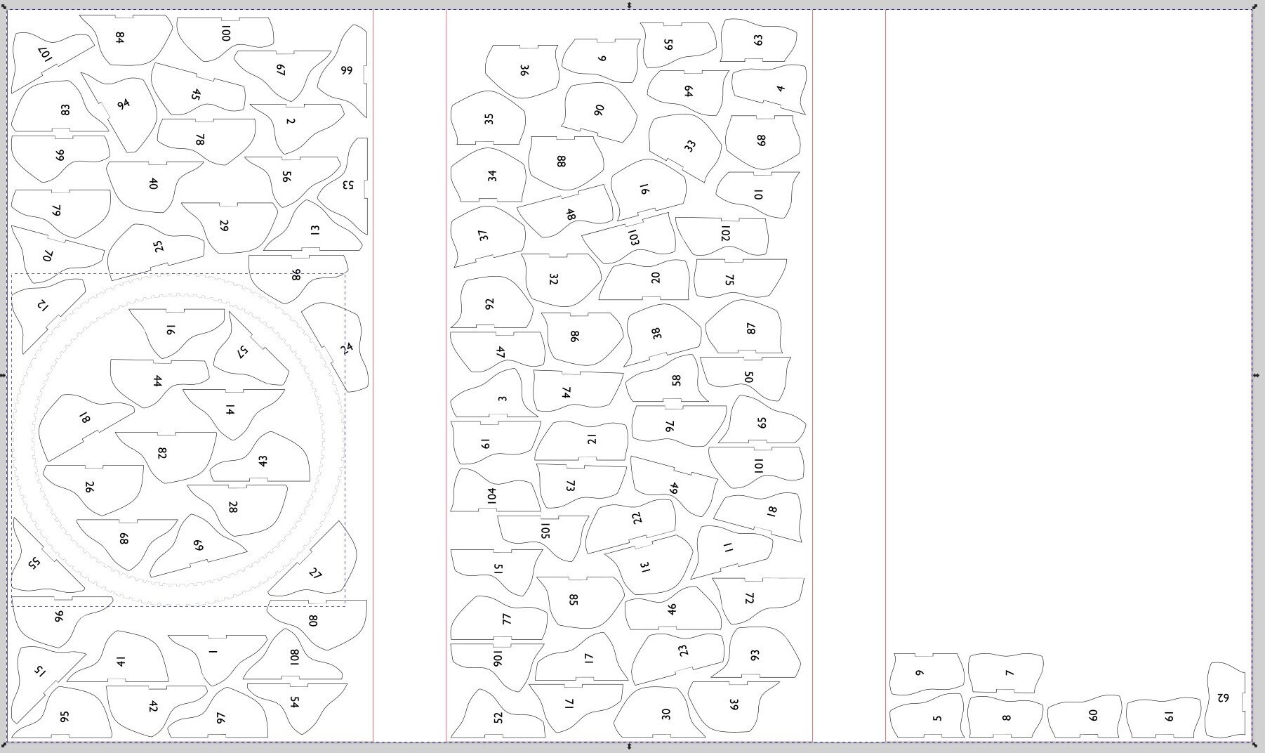Parametric Wall Art Cut Ready Layered Art Decor Wavy Wooden Wall Wooden ...