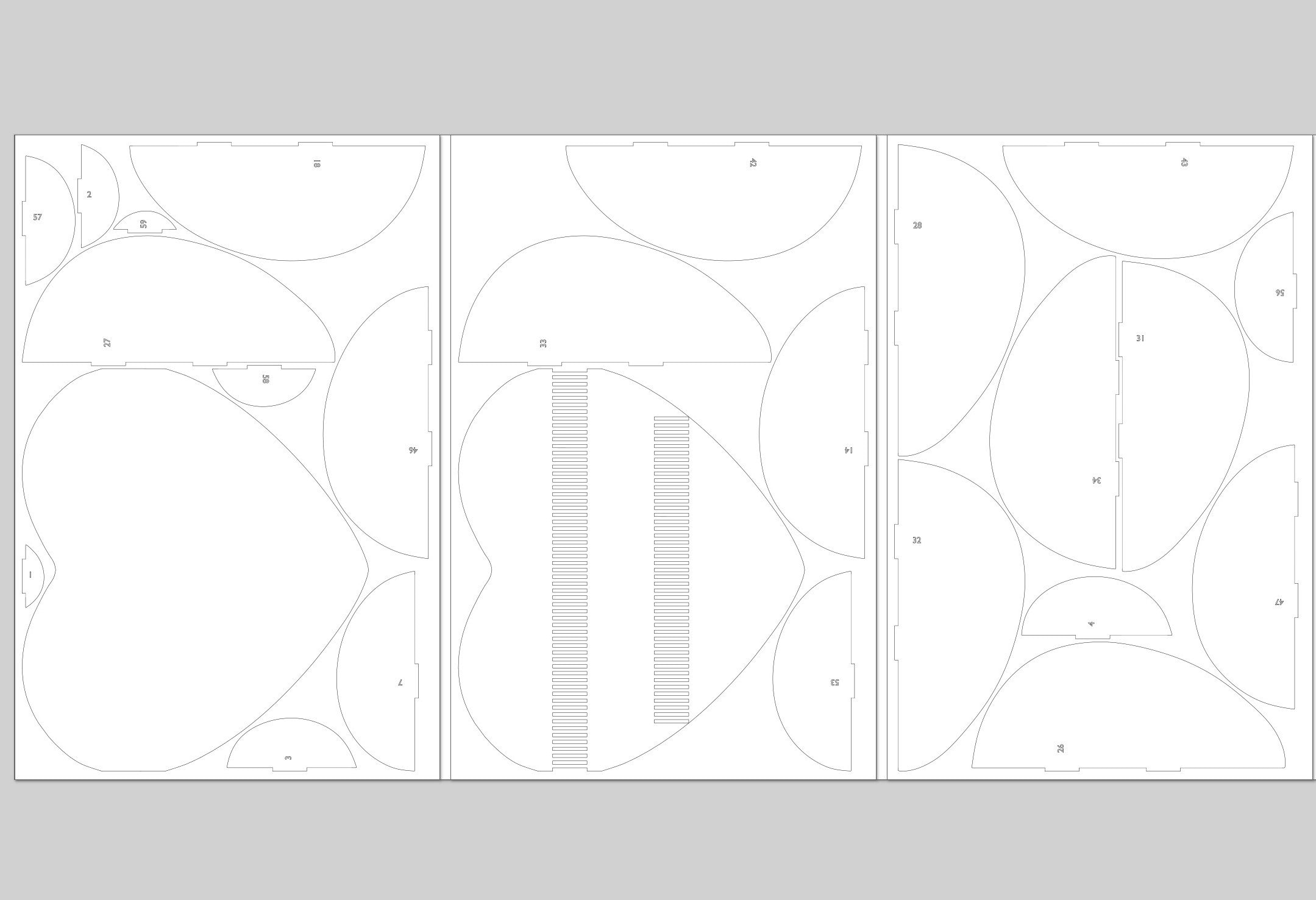 Decorative Heart Design Laser Cut Parametric for CNC & Laser Small Size ...