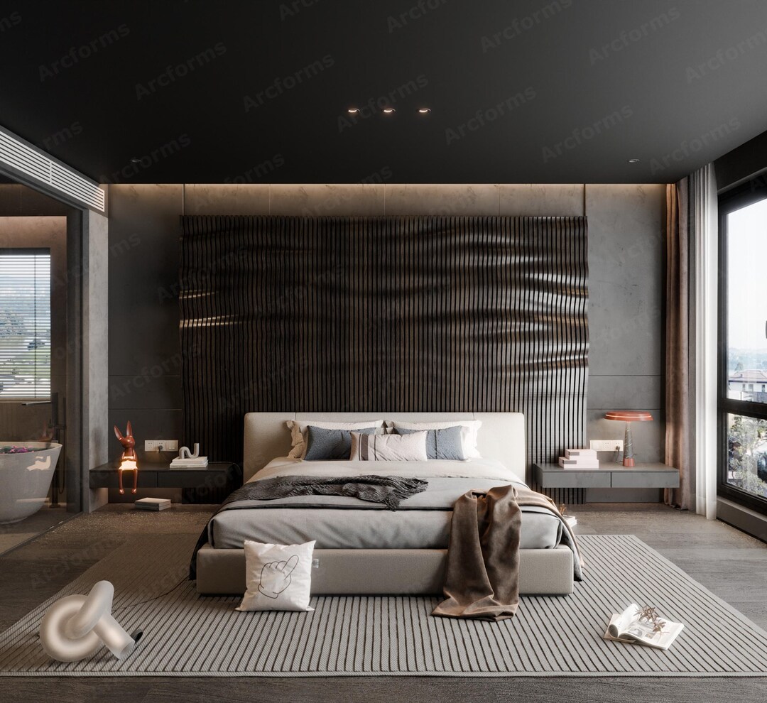 Parametric Bed Headboard Parametric CNC Files DIY Plans Woodworking ...