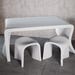 Parametric Dining Table Wavy CNC Cut Files Art Decor Wavy Wooden Table ...