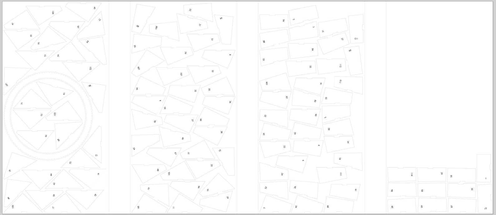 Sunny Parametric CNC and Laser Cut Files Cutting Wall Cut Ready Files ...