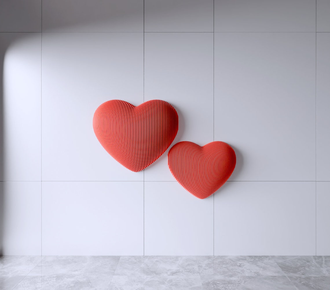 Decorative Heart Design Laser Cut Parametric for CNC & Laser - Small ...