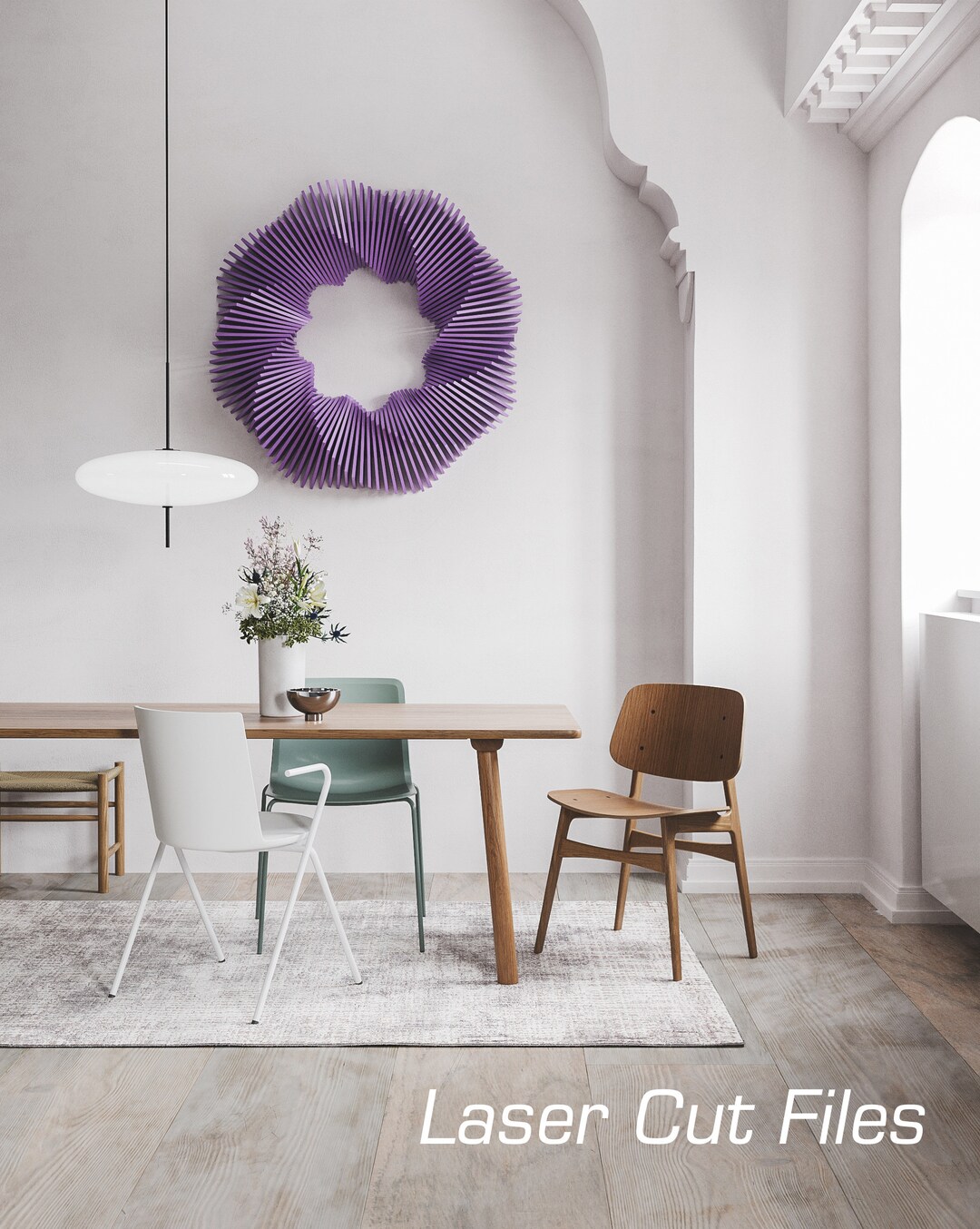 Sunny Parametric CNC and Laser Cut Files Cutting Wall Cut Ready Files ...