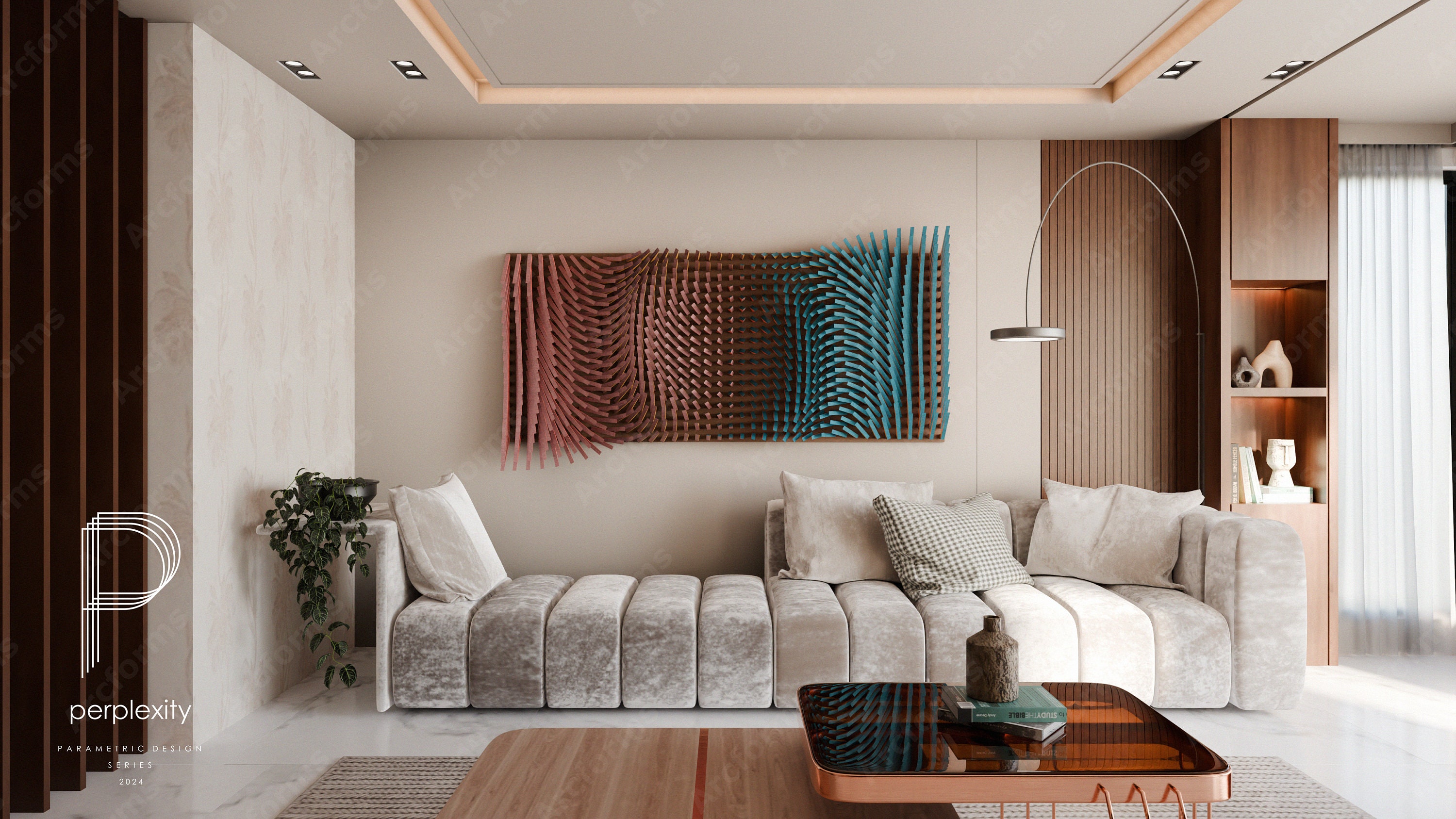 Perplexity Parametric Wall Decor Cut Nested Files CNC and Laser Cut Art ...