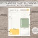 Daily Self-care Planner Checklist for Mental Health Set, Student Well ...