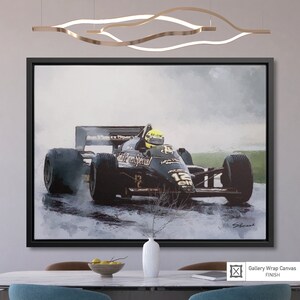 Ayrton Senna 1985 Lotus F1 Limited Edition Canvas / Print / Artwork - Etsy