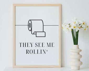 Pee Lounge | WC Bathroom Print | Digital Art Download | Toilet ...