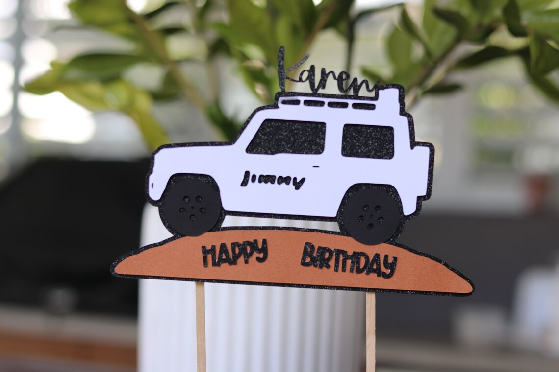 Jimny Inspired Cake Topper - Etsy