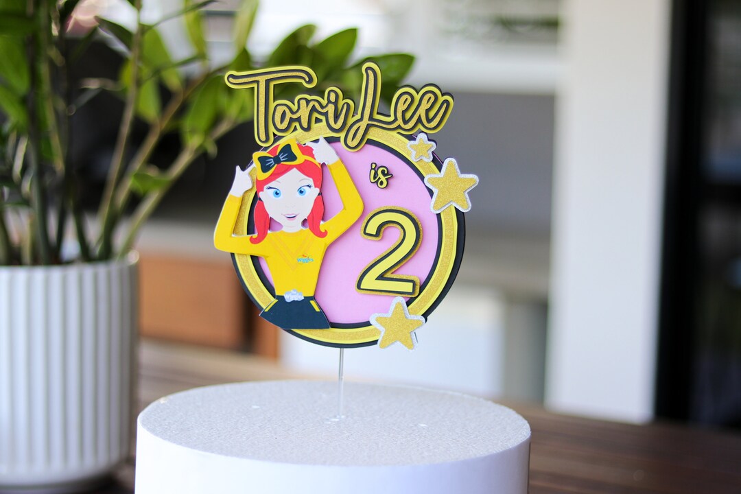 Emma Wiggle Inspired 3D Cake Topper - Etsy
