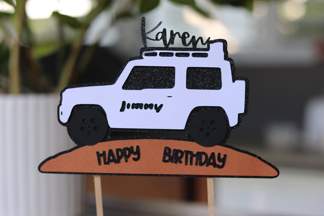 Jimny Inspired Cake Topper - Etsy