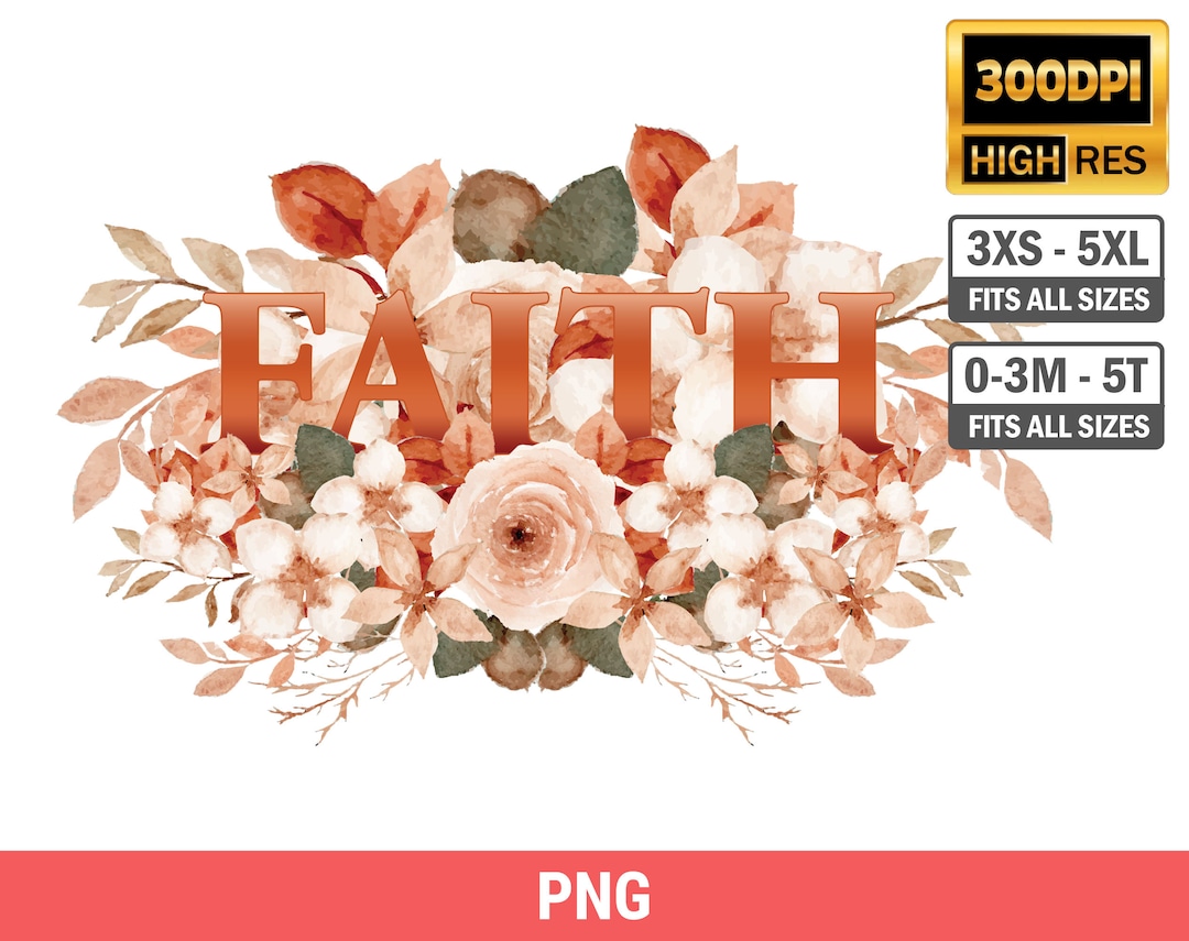 Boho Faith Sublimate Download PNG Faith Love Clipart Shirt Sublimation ...