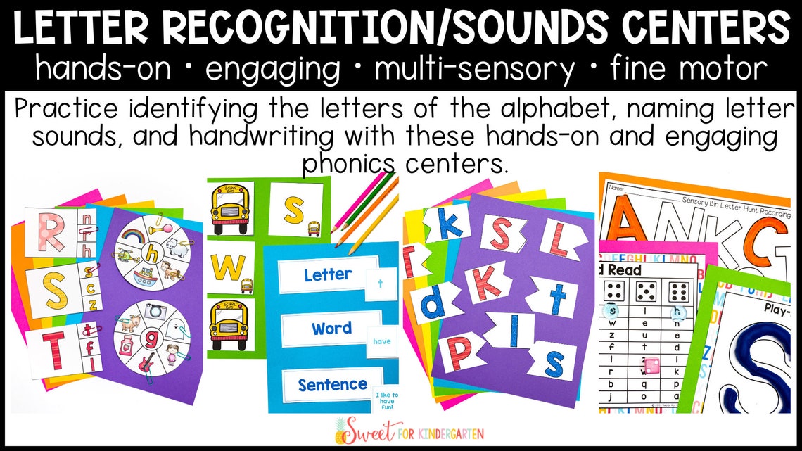 Alphabet Phonics Games and Activities for Teaching Letter Recognition ...