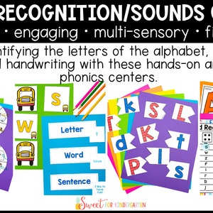 Alphabet Phonics Games and Activities for Teaching Letter Recognition ...