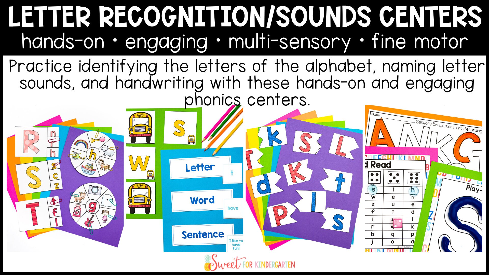 Alphabet Phonics Games and Activities for Teaching Letter Recognition ...