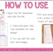 Kids Daily Routine Checklist: Editable Chore Chart Canva Template ...