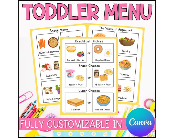 Editable Digital Concession Menu | Instant Download | Customizable ...
