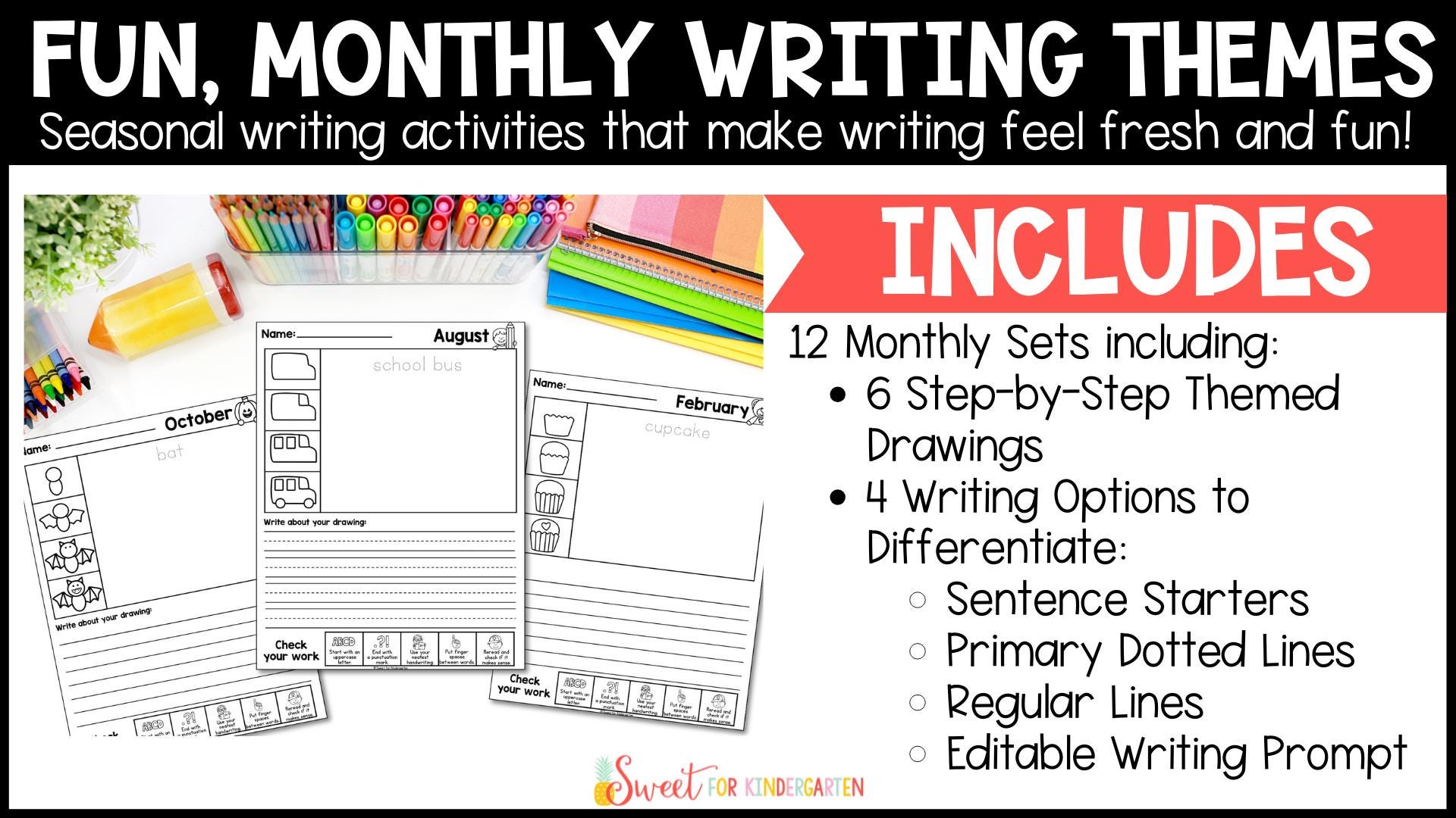 Directed Drawing Writing Prompts: Holiday & Seasonal (PDF Download) - Etsy